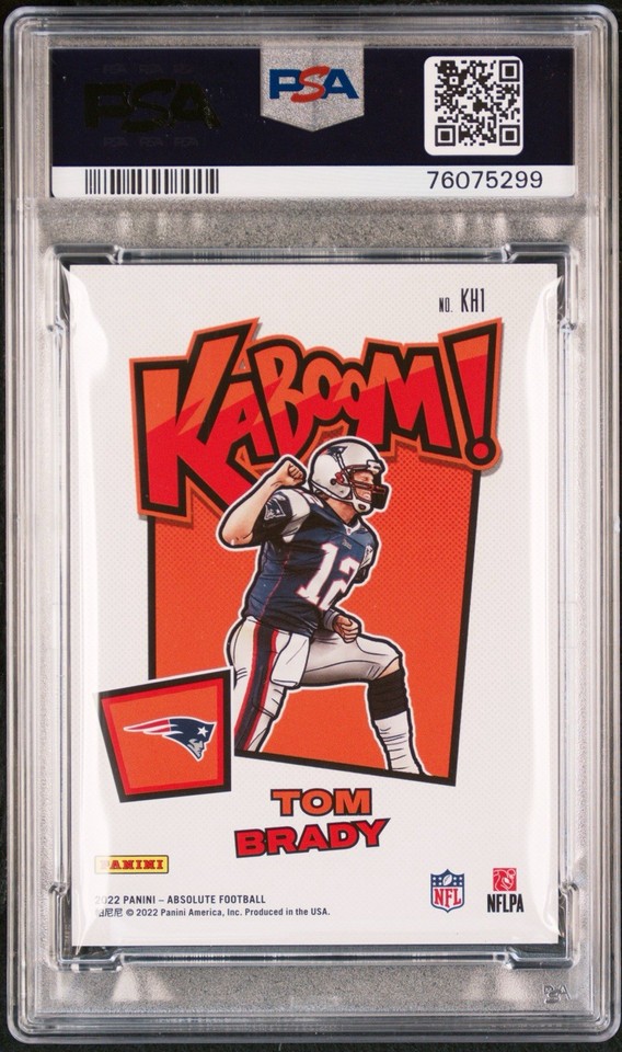 Tom Brady 2022 Absolute Kaboom Horizontal #KH1 - PSA 10 Gem Mt 🔥🔥🔥 | eBay