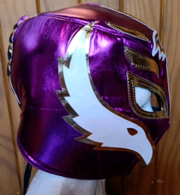 Baltimore Ravens style wrestler mask mascara Luchador Mexican handcraft ...