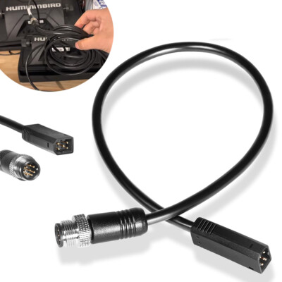 720074-12 AS EC QDE 12 Ethernet Adapter Cable for Humminbird Helix 7 8 ...
