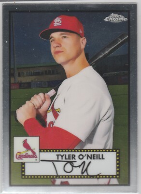 2021 Topps Chrome Platinum Anniversary #589 Tyler O'Neill St. Louis ...