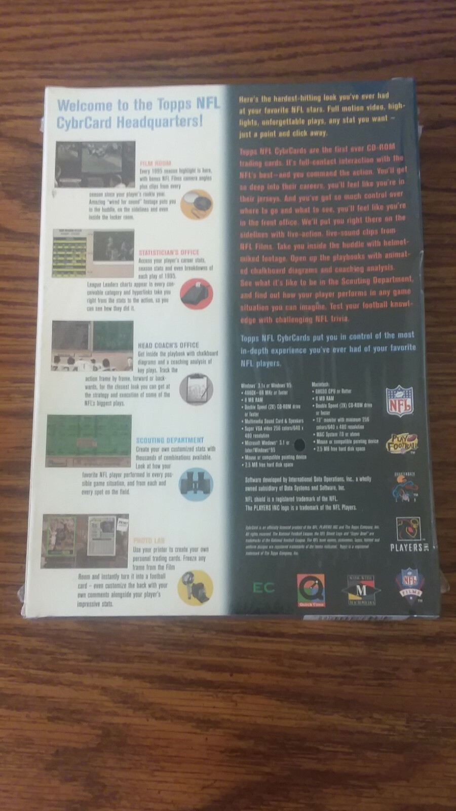 JOHN ELWAY 1996 Topps CYBER CARD NFL CD-ROM COMPUTER CARD / NFL HOF ...