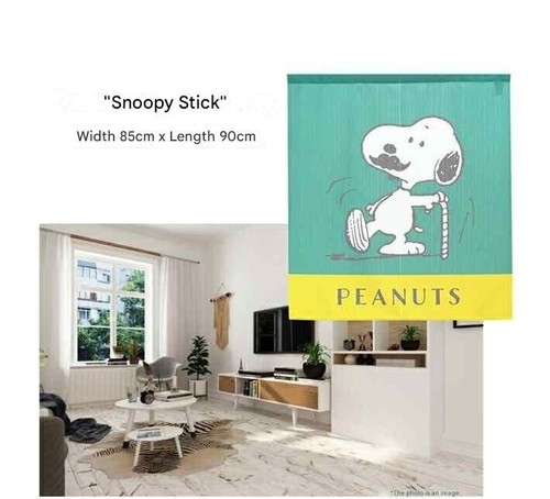 Noren Kobo Peanuts Snoopy Stick Beard Goodwill Width 85 x Length 90 cm ...