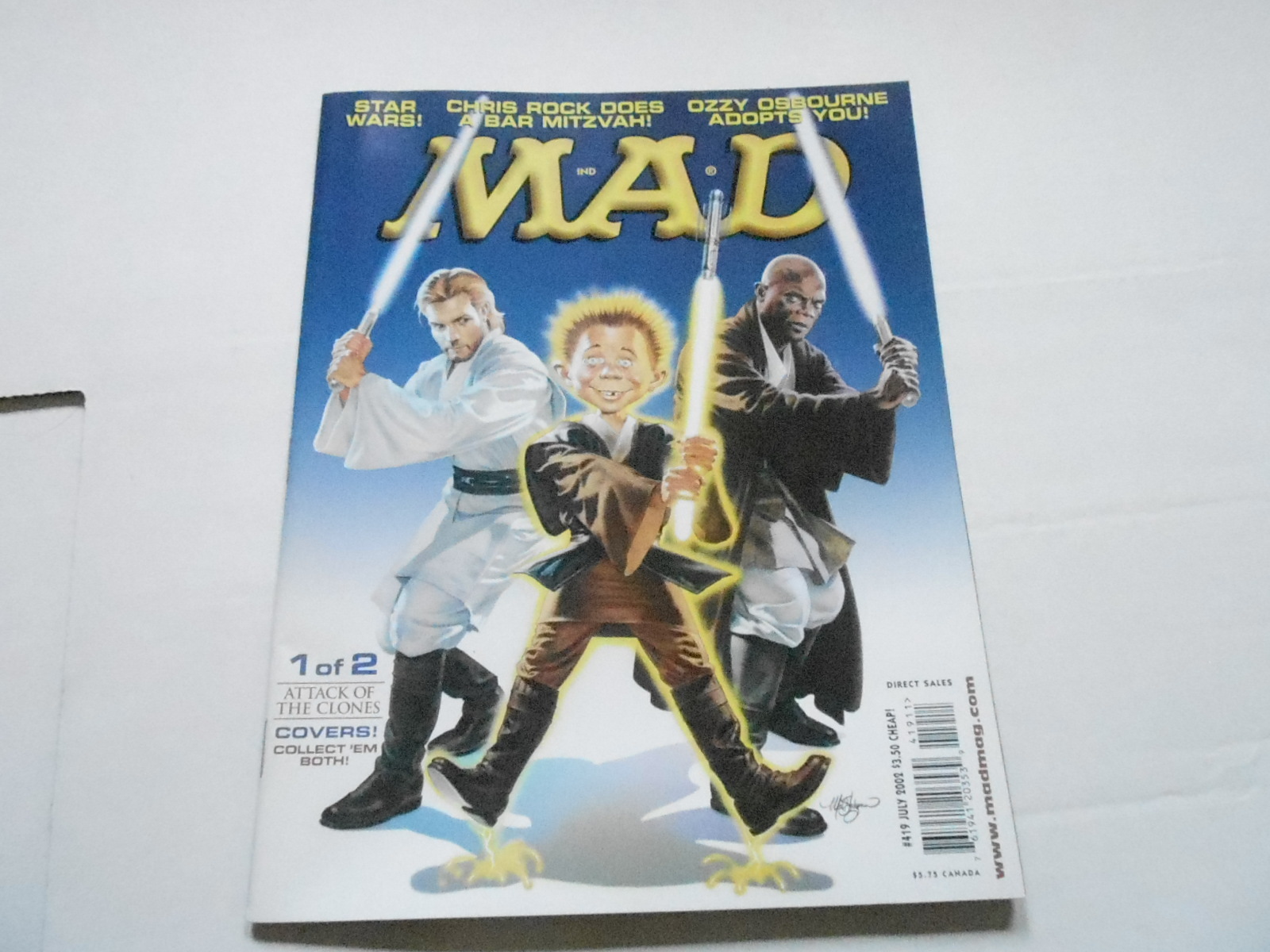 JULY 2002 MAD vintage magazine (UNREAD) - STAR WARS cover B - JEDI | eBay