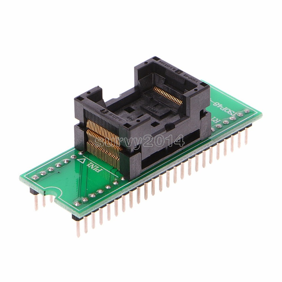 TSOP48 To DIP48 Double Contact Gold Plating Universal IC Programm ...