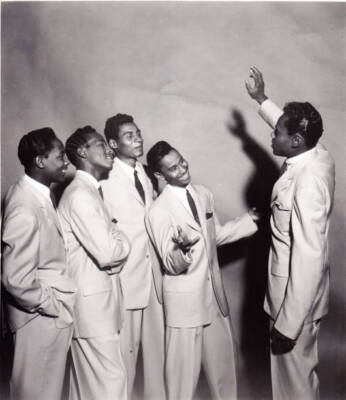 The Spaniels Group Portrait Studio Usa 1956 Old Music Photo | eBay ...