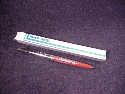 Vintage Paper Mate Slim Profile Advertising Red Pen, with Box, New Old ...