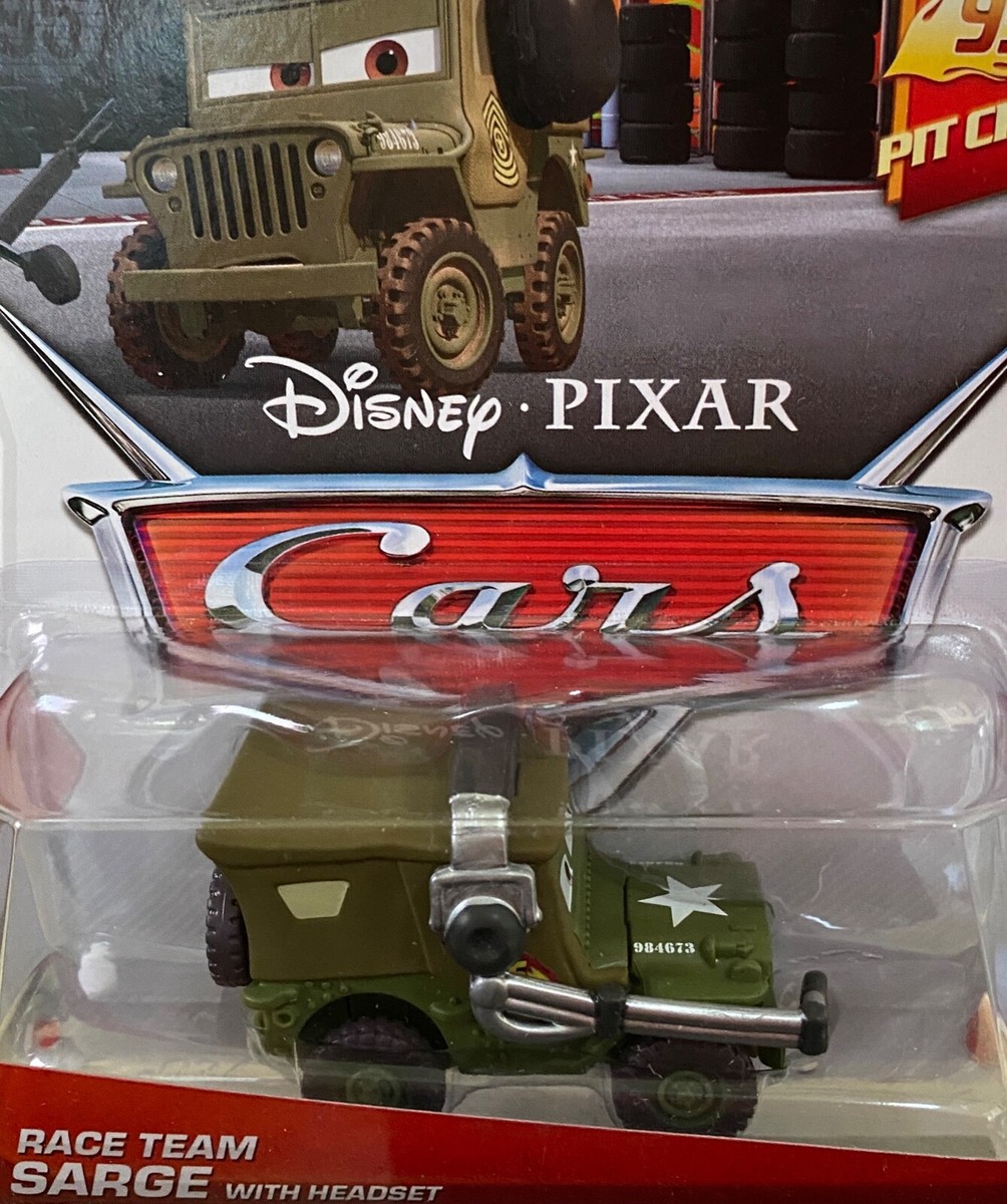 Sarge From Cars DISNEY PIXAR CARS "SARGE WITH ROOF LIGHTS CHRISTMAS