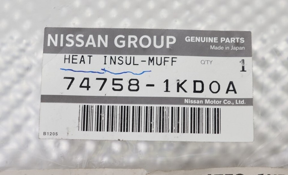 NEW OEM Floor Pan Heat Shield Front 747581KD0A for Nissan Juke 2011 ...