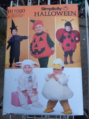 Simplicity 2788 Infant & Toddler Costumes Pumpkin, LadyBug, More Sizes ...