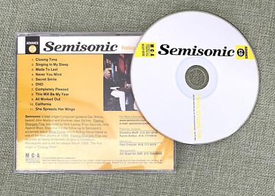Semisonic ** PROMO CD ** Feeling Strangely Fine | eBay