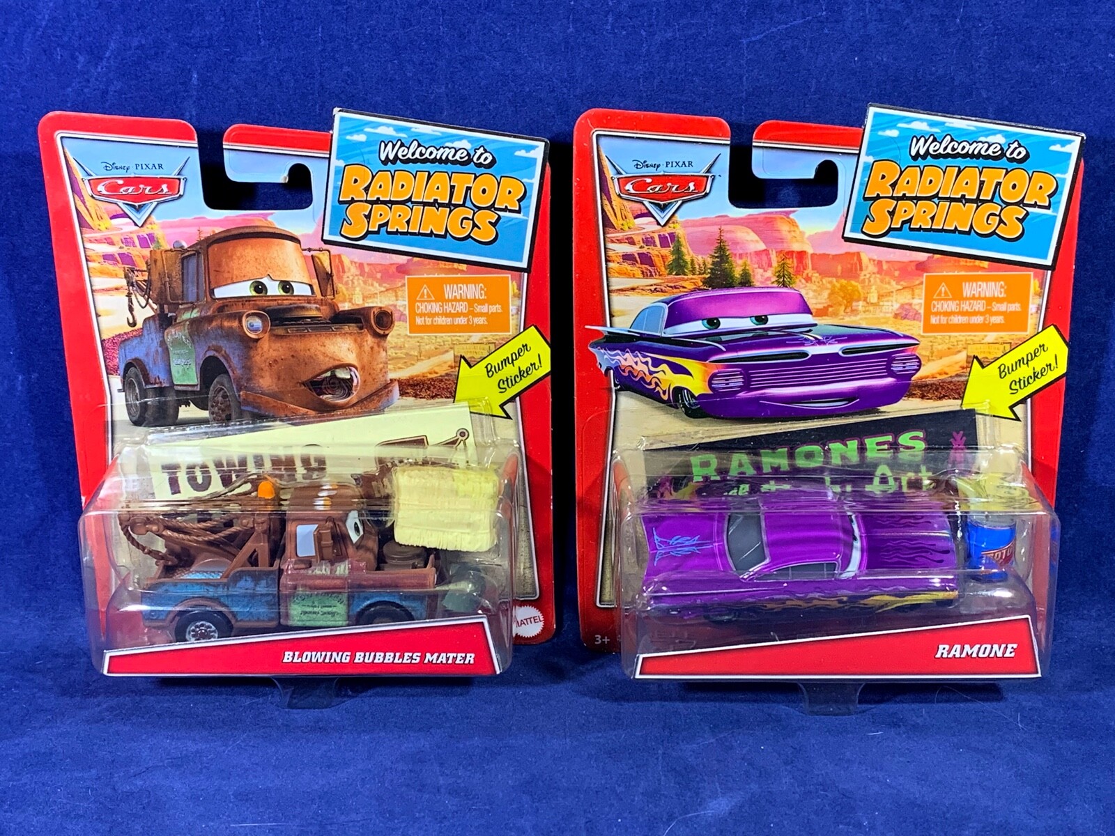 6 WELCOME TO RADIATOR SPRINGS Pixar CARS Bumper Sticker DOC McQueen ...