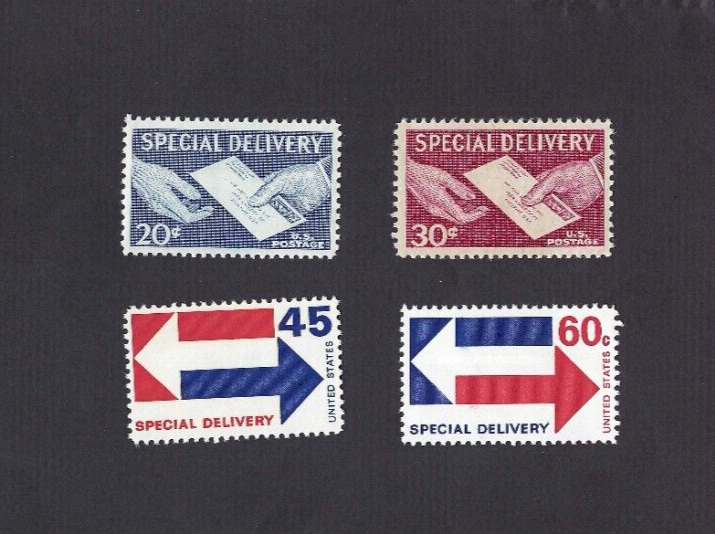 Lot of 4 US Stamp Special Delivery Scott# E20,E21,E22,E23 1954-71 VF MNH | eBay
