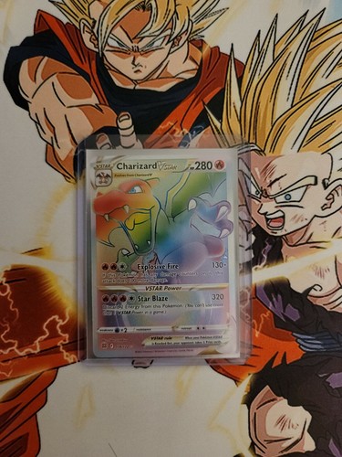 Pokemon Brilliant Stars Charizard VSTAR Rainbow Secret Rare Pack Fresh ...