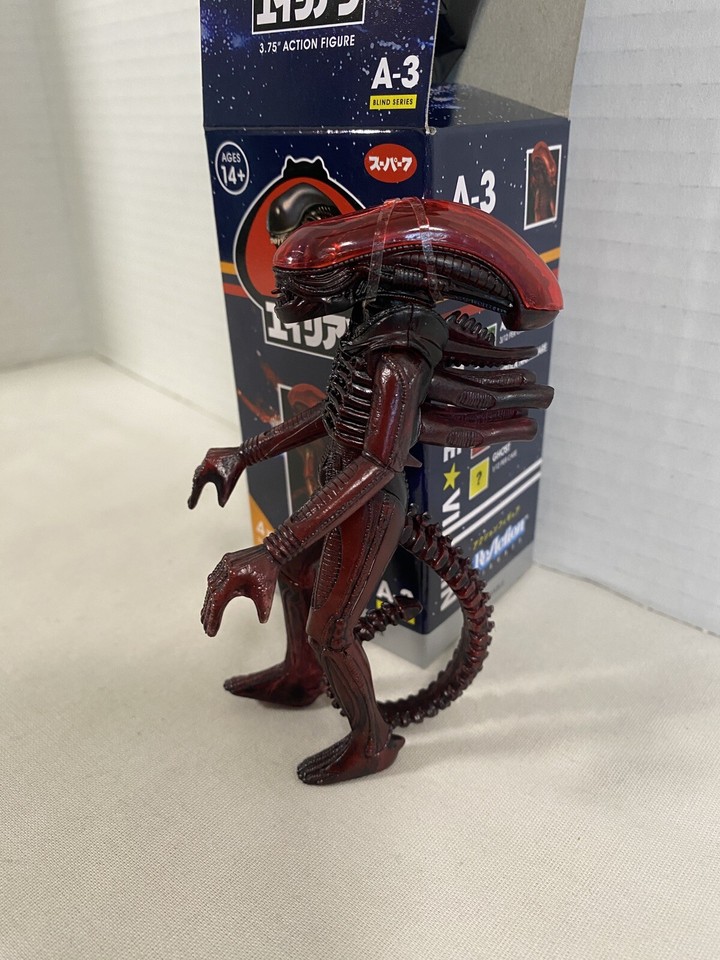 Super7 ReAction Alien Blind Box Series 3 Xenomorph Red Rage 3.75 Inch ...