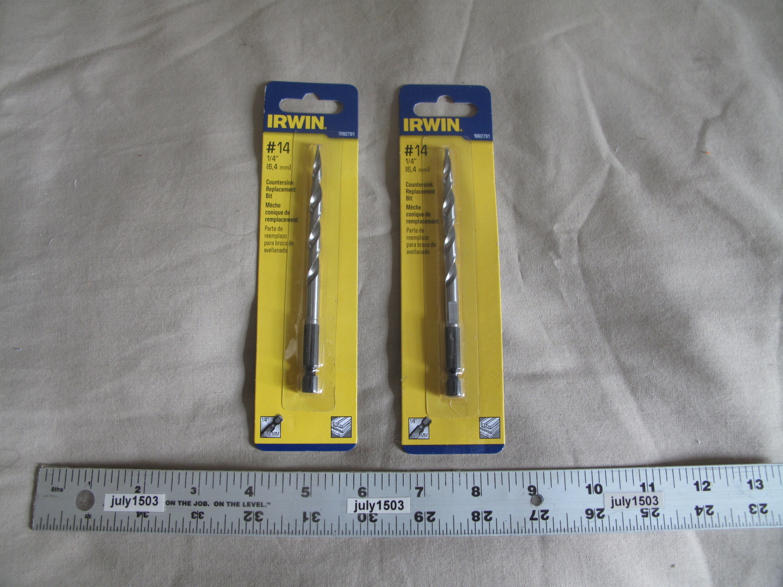 (2) NEW Irwin #14 Countersink Replacement Bit 1/4" 1882791 Wood | eBay