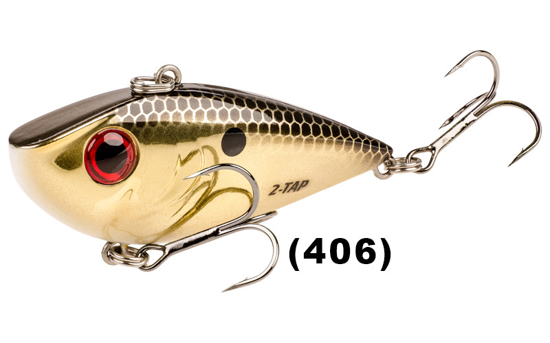 Strike King Crankbait Lipless Red Eye Shad Tungsten 2 Tap Rattle Trap ...