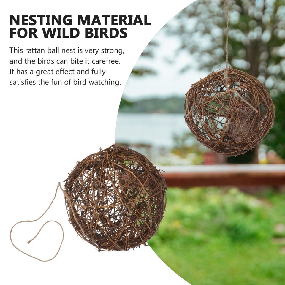 1pc Rattan Bird Nesting Material DIY Nesting House for Outdoor Patio ...