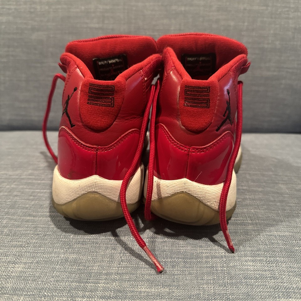 Air Jordan 11 XI Retro Win Like 96 Gym Red 378038-623 Size 5Y Read | eBay