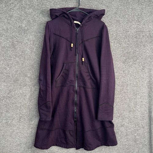 Prairie Underground Womens Purple Long Cloak Hooded Duster Coat Size L ...
