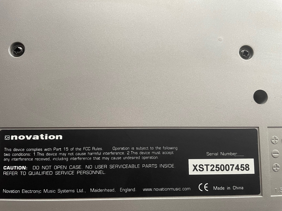 Novation X-Station 25-Key Analogue Polyphonic 8-Voice Synthesizer + PSU & Case | eBay UK