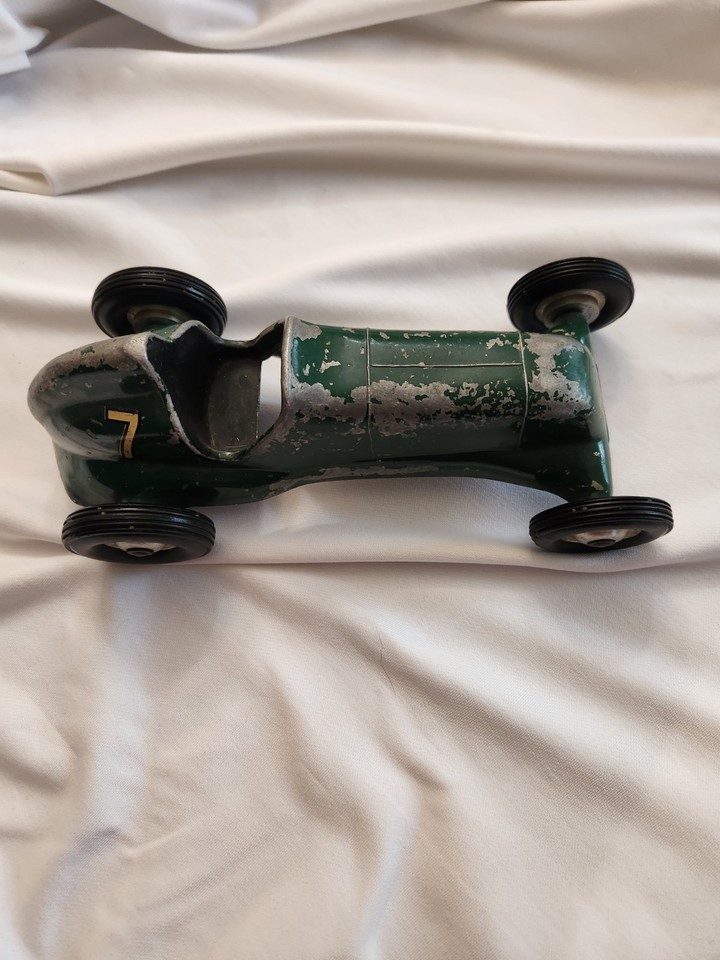 Rare Vintage Green #7 LE Drome Speacial pusher car LM cox thimble (No ...
