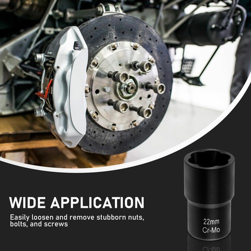 OMT Twist Socket Set | Tricky Lug Nut & Bolt Remover Tool Set, Metric ...