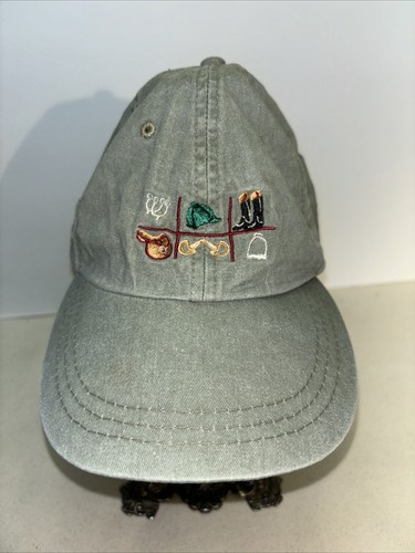 Adult Unisex OS Green Equestrian Theme Rare Baseball Hat Cap Adam’s | eBay