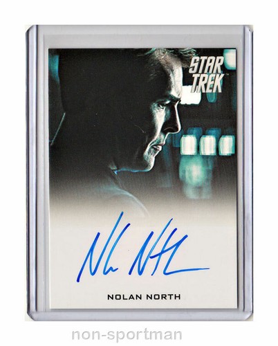 STAR TREK MOVIES (STAR TREK 2009 & INTO DARKNESS) NOLAN NORTH AUTOGRAPH ...