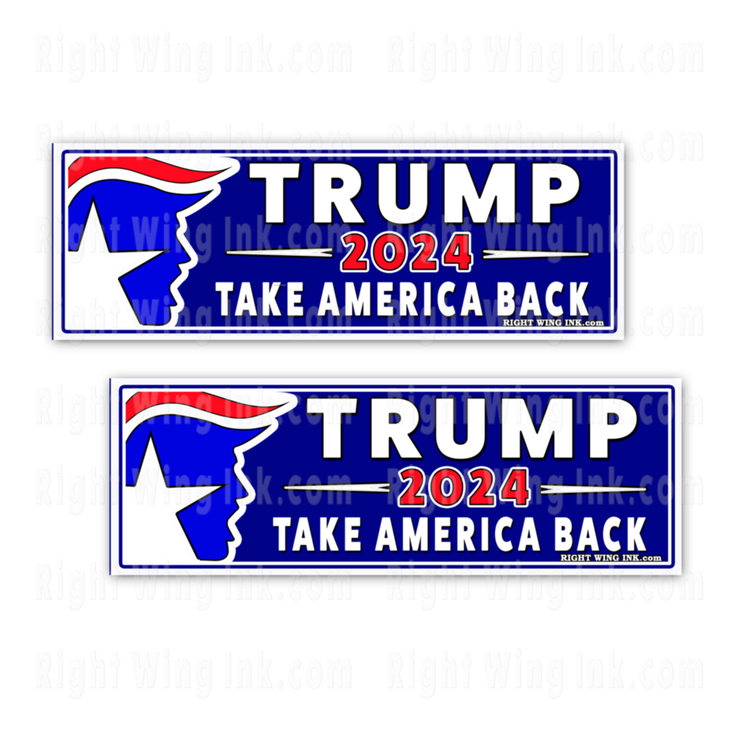 Trump 2024 Stickers Take America Back Bumper Sticker Decal 2 pack 9 ...