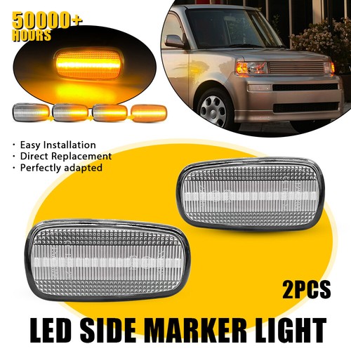 2X LED Side Marker Light Turn Signal Fit For 01-06 Lexus IS300 SC430 ...