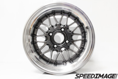 ROTA KENSEI WHEELS 15X9 -15 4X114.3 HYPER BLACK WITH POLISH LIP FOR ...
