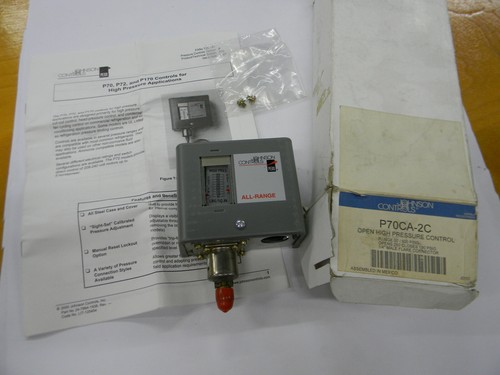 New Johnson Controls P70CA-2C Open High Pressure Control 50/500 PSIG H6 ...