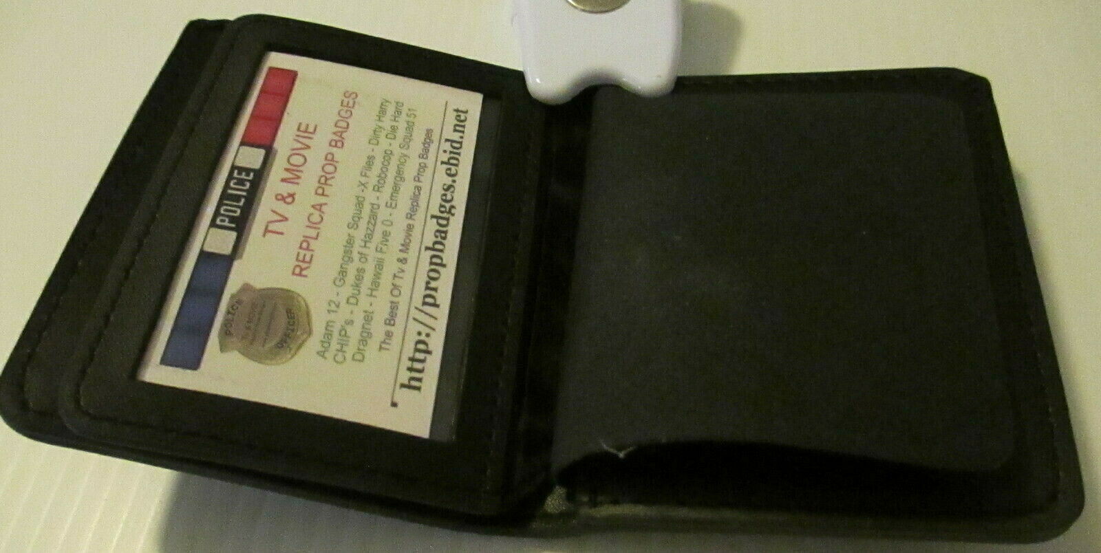 Deluxe Bi-fold Badge Wallet & ID case for Eagle Top Badge Free Shipping ...