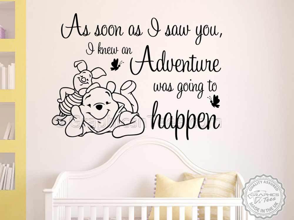 Winnie The Pooh Wall Art Quotes Vintage Collection Wall Art 'Winnie