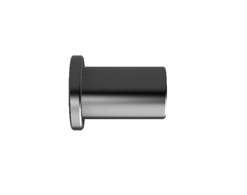 M8 X 25MM Weld In On EN8 Steel Female Threaded Fitting Top Hat Bush CNC ...