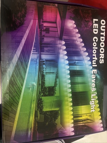 RGB LED Colorful Eaves Light Waterproof | eBay