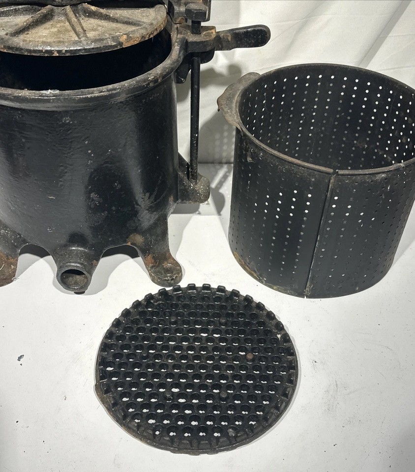 Vtg Antique Cast Iron Enterprise Sausage Stuffer Lard Fruit Juice Press ...