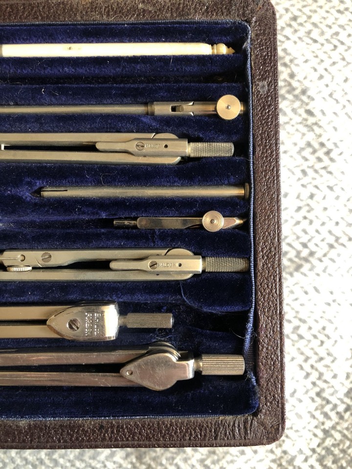 Vintage Halden Technical Drawing Draughtsman / Engineer Set - Spares ...