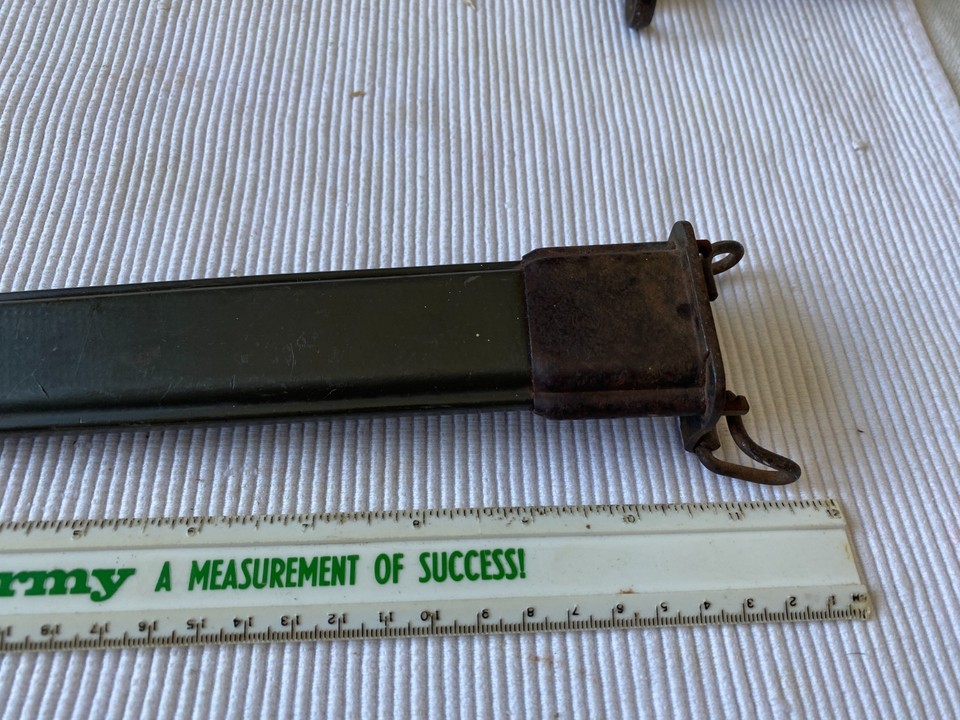 WWII U.S. Army M1 Garand Rifle Bayonet- American Fork + Hoe - w ...