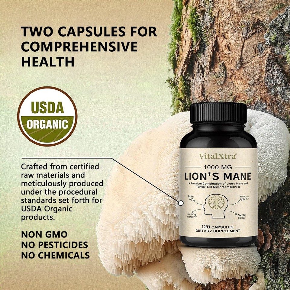 Brain Health Capsule Promote Memory Cognitive Immune Nerve Function 30 ...