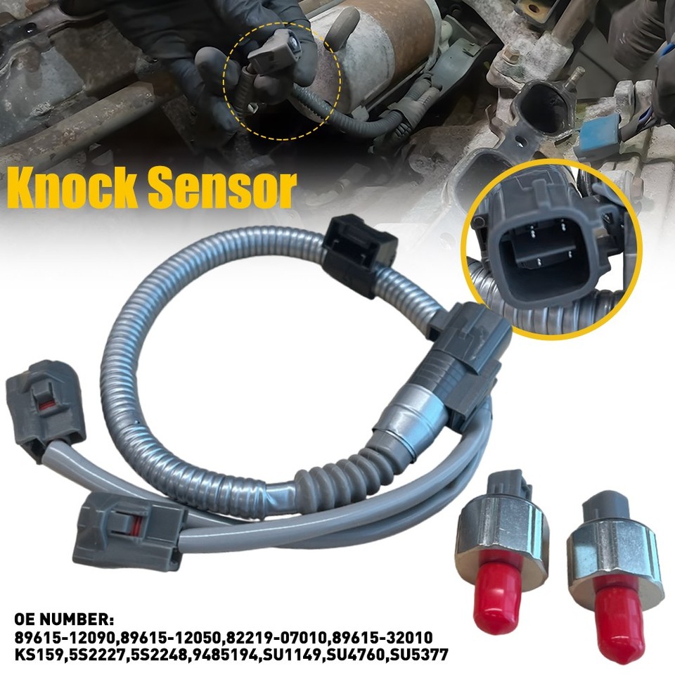 2pcs Knock Sensor 1x & Harness For Lexus IS300 2001-2005 LS400 1998 ...