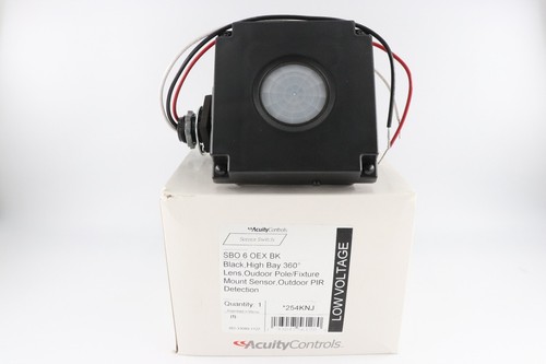 ACUITY SBO 6 OEX BK BLACK HIGH BAY 360DEG PHOTOCELL MOUNT OUTDOOR PIR ...