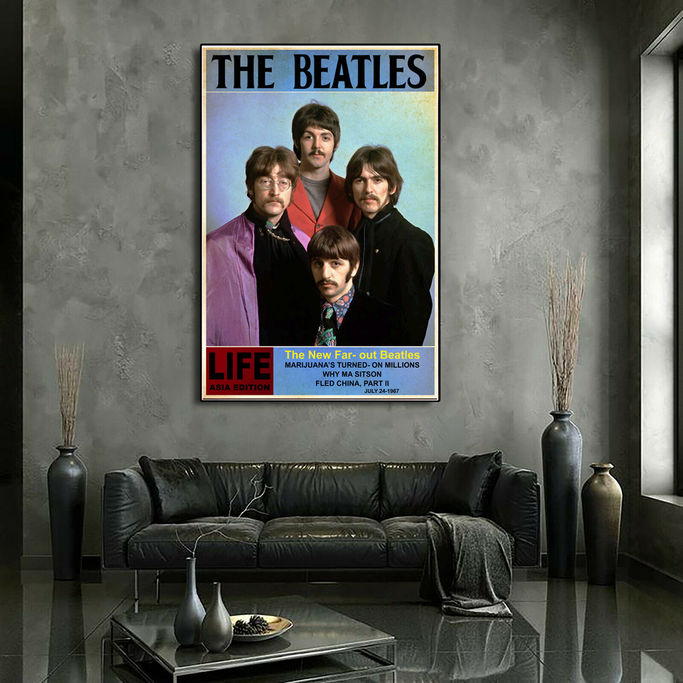 The Beatles Poster, Beatles Magazine Cover, Life Magazine, 1968 Poster ...