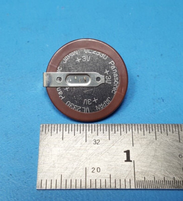 Battery Coin VL-2330/HFN Panasonic,3V Rechargeable (Secondary) 50mAh ...