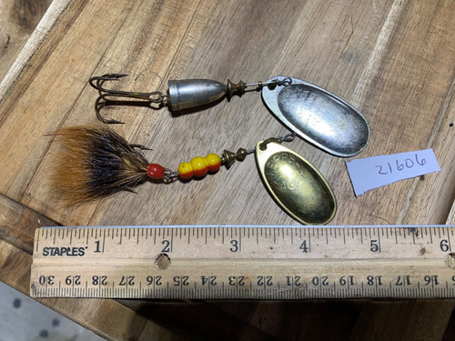Vintage Mepps 4 & Vibrax 5 bass fishing lures (21605) | eBay