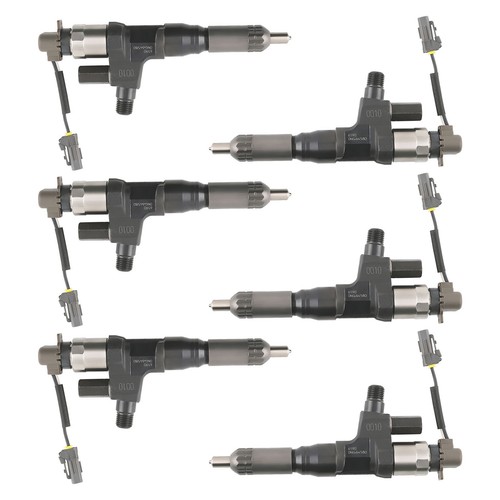 6 Diesel Fuel Injector Kit For Hino J08E SK350-8 SK200-8 SK210-8 SK250 ...