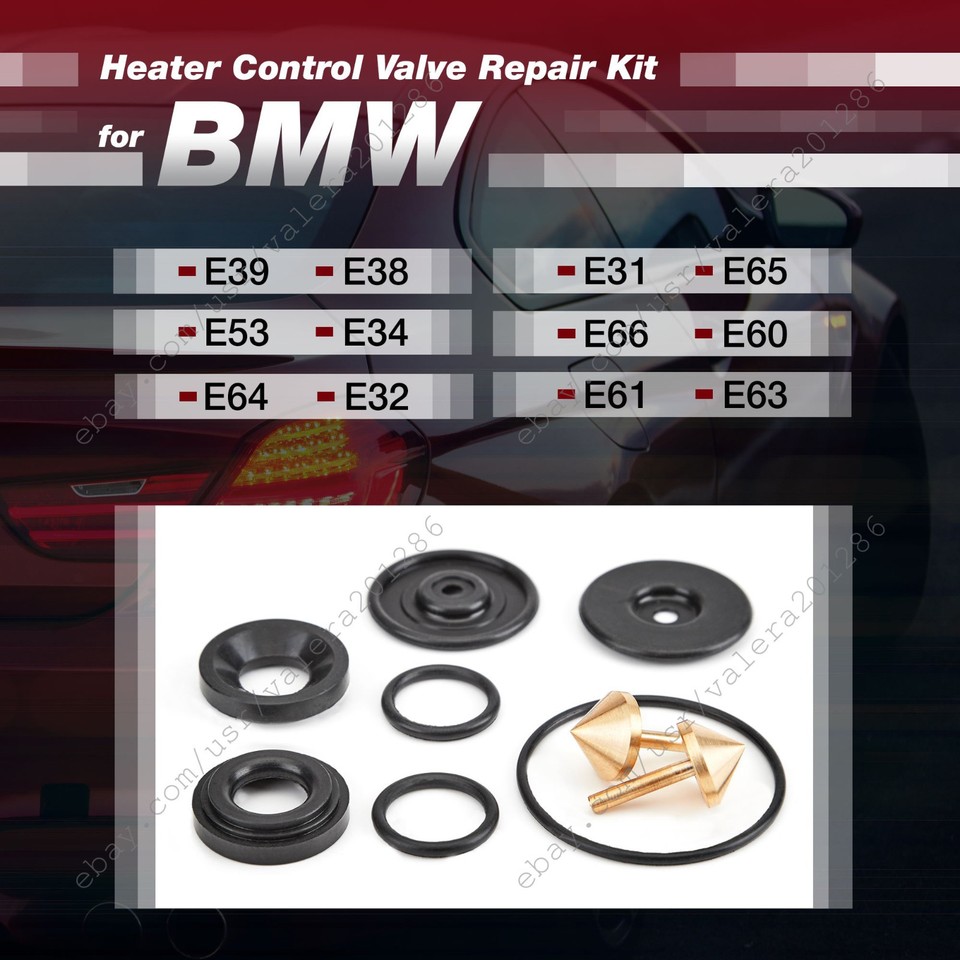 BMW Heater Valve Repair Kit E39, E38, E53, E34, E32, E31, E65, E66, E60 ...