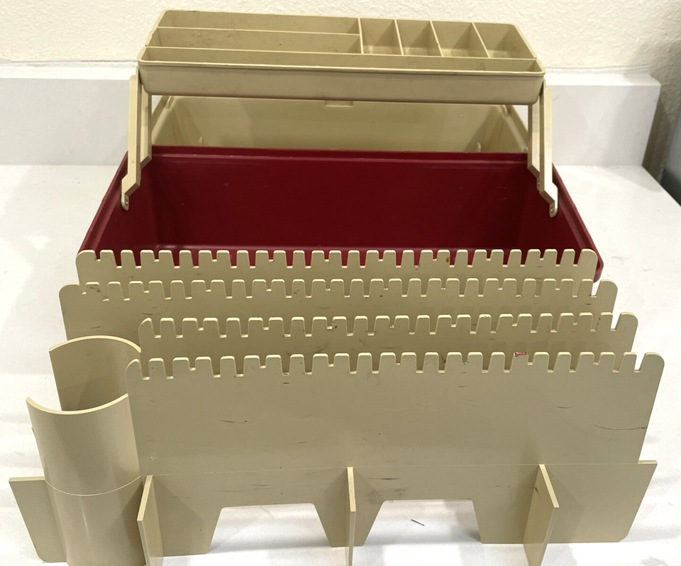 Plano 4901 Spinner Bait Tackle Box Vintage 1985 USA Tray Spinner Bait ...