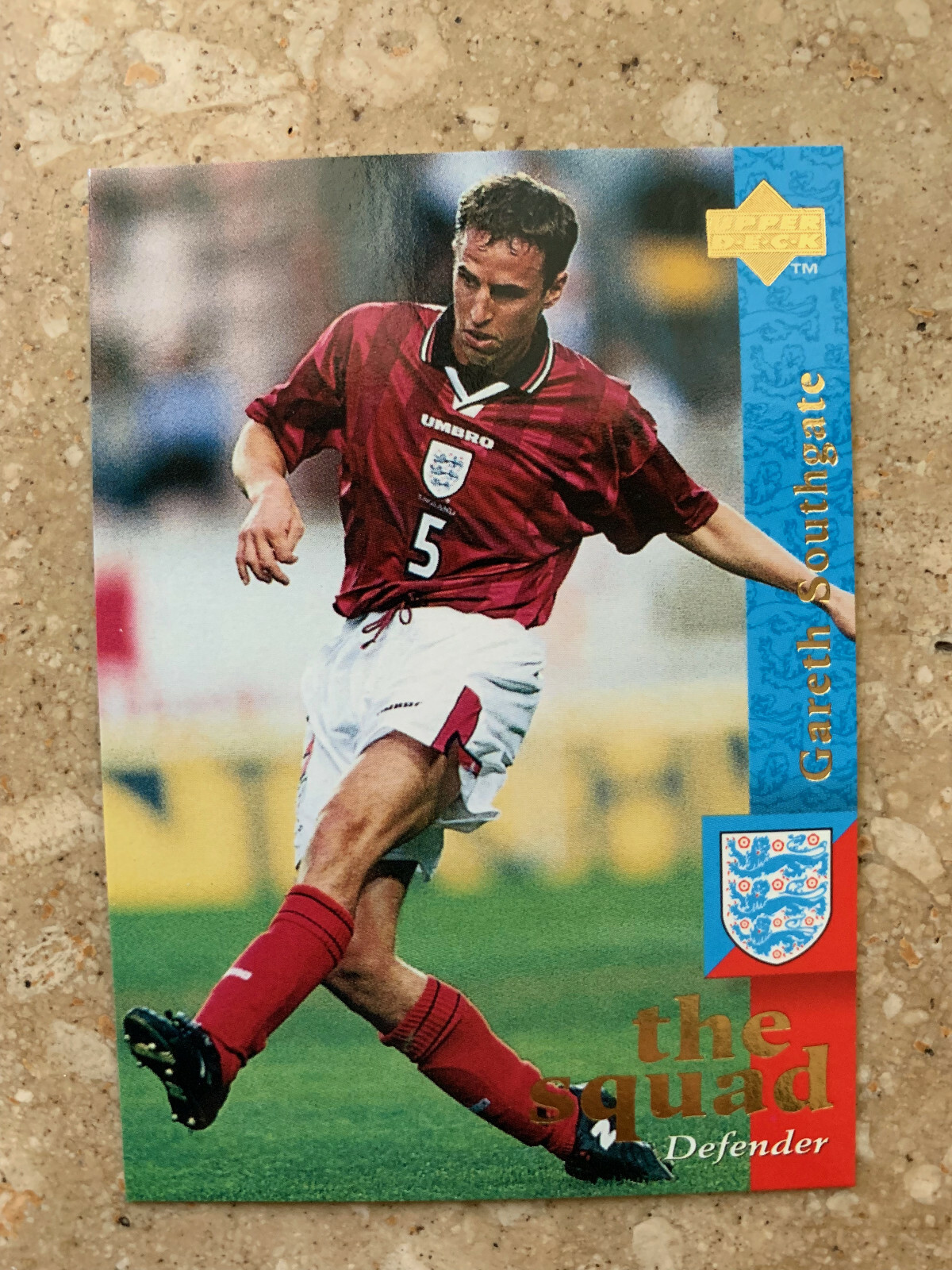 1997 Upper Deck England Soccer Card - GARETH SOUTHGATE Mint | eBay