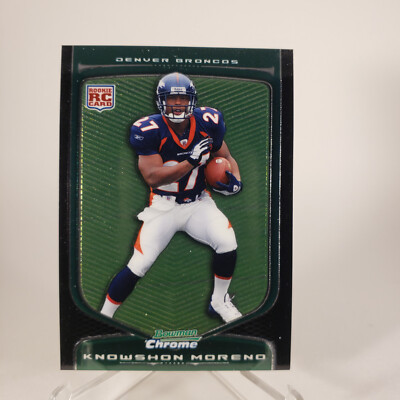 2009 Bowman Chrome #127 Knowshon Moreno Rookie Football Card | eBay